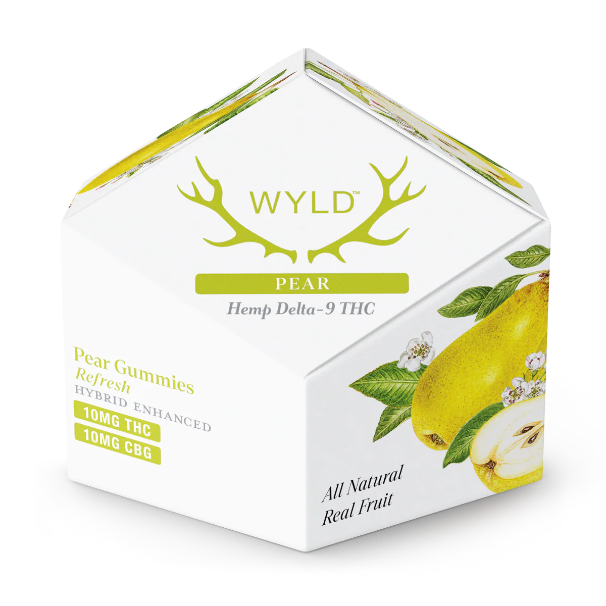Wyld - 100mg Gummies - Refresh | Pear (Hybrid) – Toke Truck